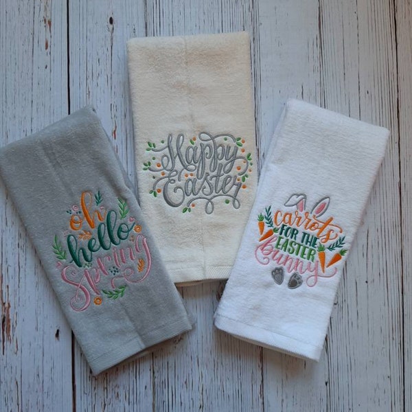 Easter Hand Towel - Etsy