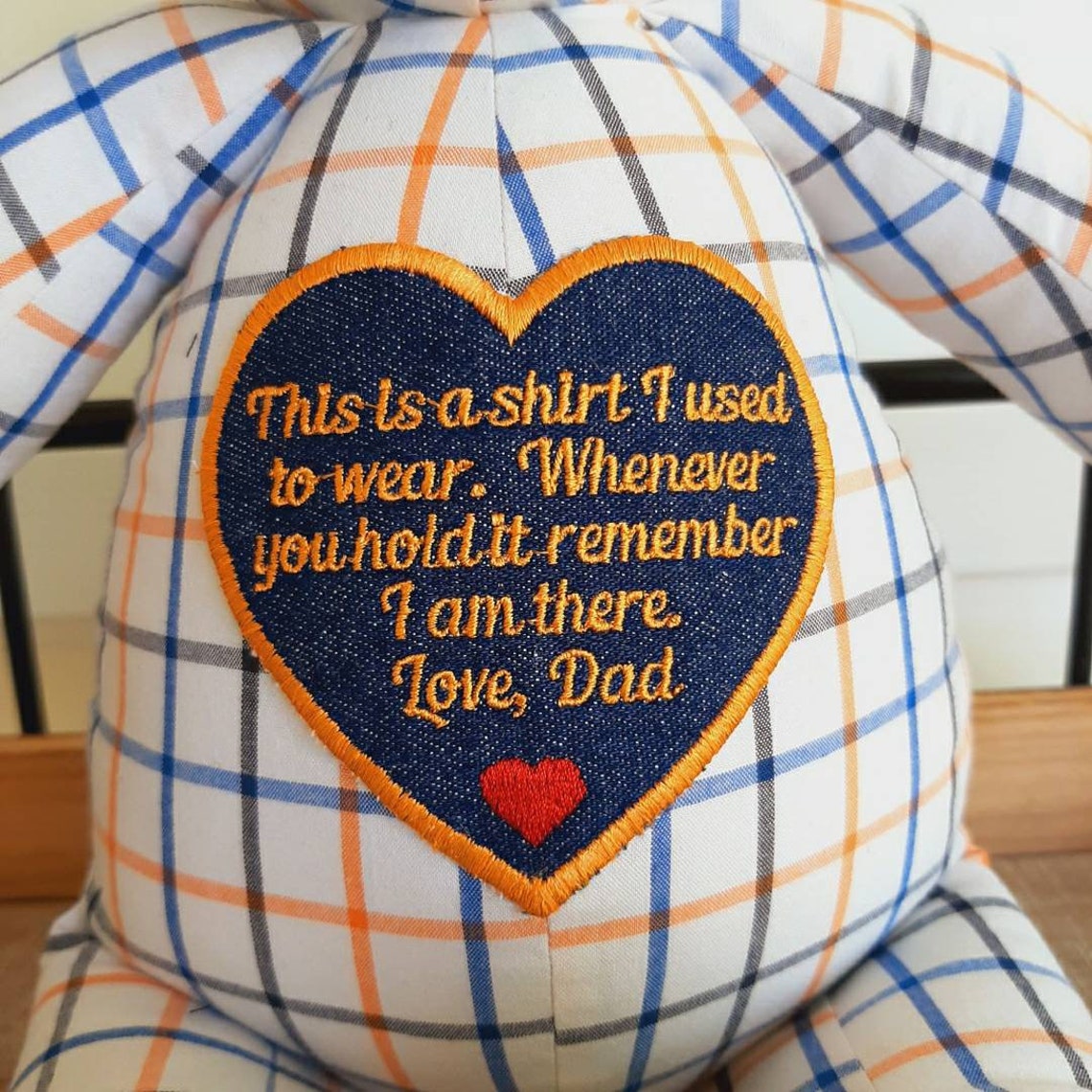 Memory Bearscustom Made Keepsake Bearswith Memory Heart - Etsy