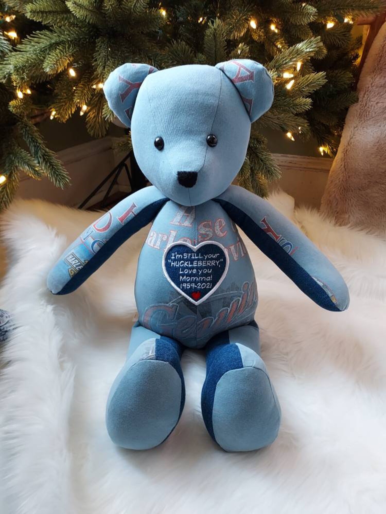 Memory Bearscustom Made Keepsake Bearswith Memory Heart - Etsy
