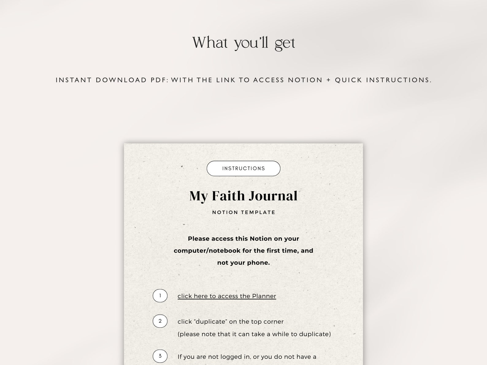 Notion Faith Planner, Instant Download, Faith Templates, Editable ...