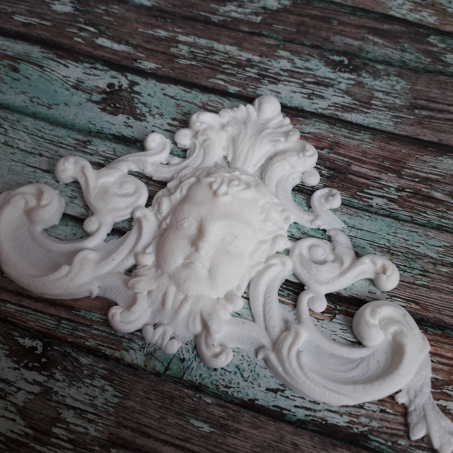 Cherub decor Embellishments Ornate Furniture Apliques Angels | Etsy