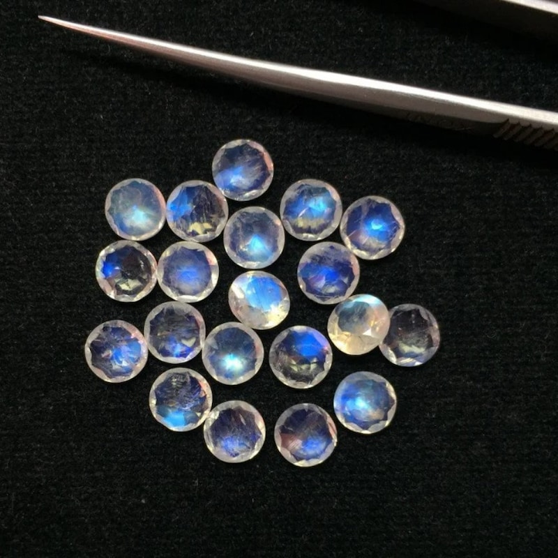 Faceted Moonstone - Etsy