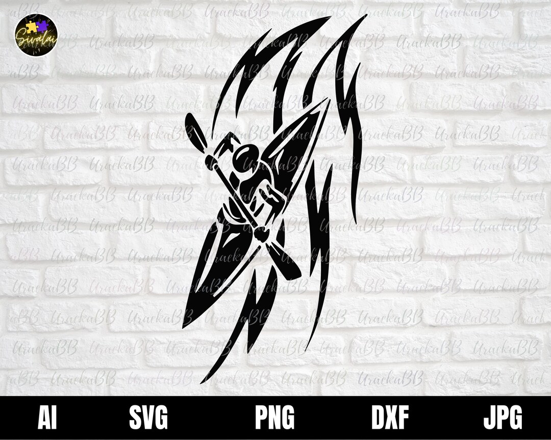 Kayak Svg, Kayak Paddling Svg, Kayak Png, Canoe Kayak Svg, Water Sports ...