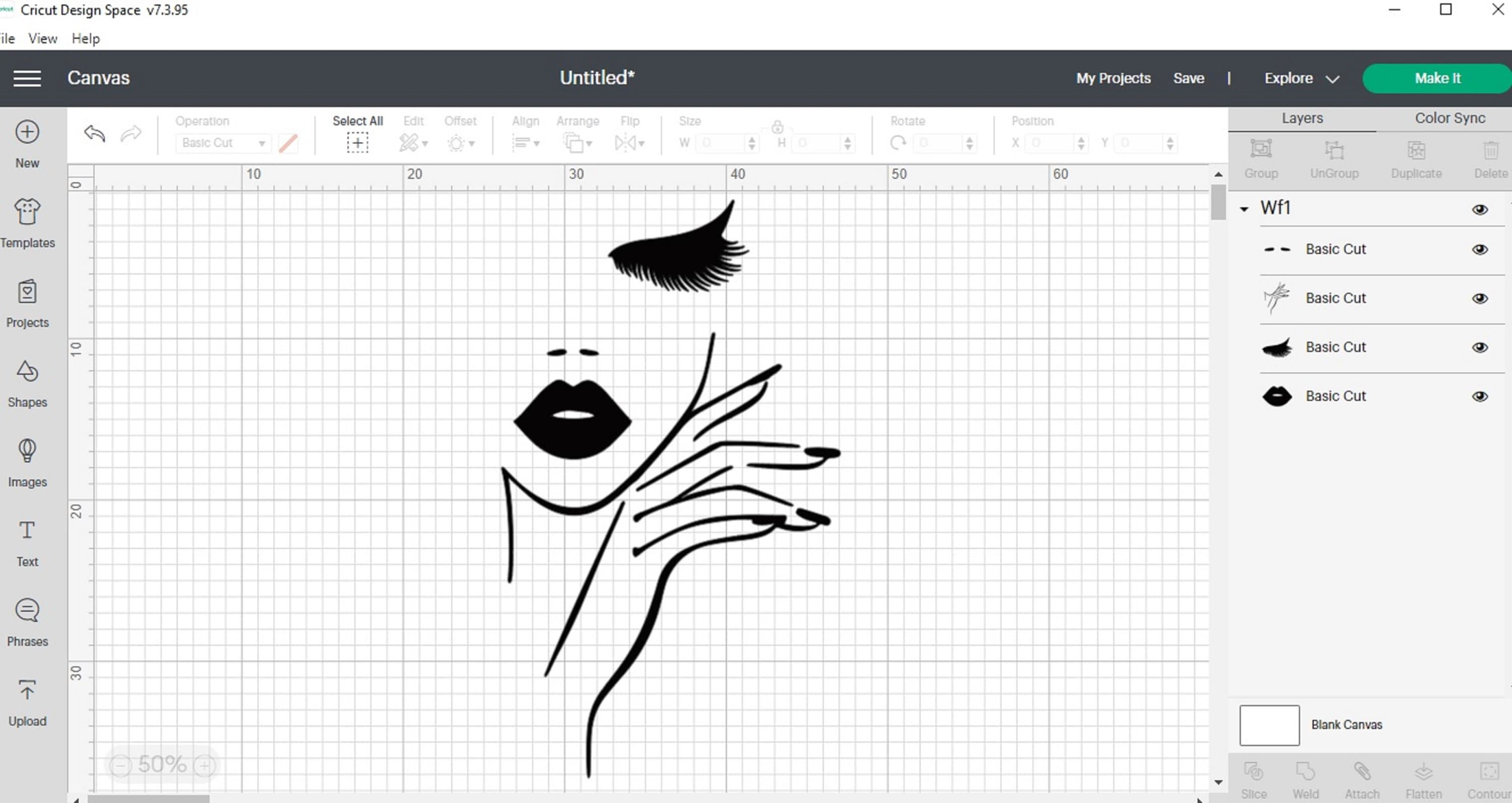 Beauty Face Svg Woman Beauty Human Face Svg Glamour Lady | Etsy Canada