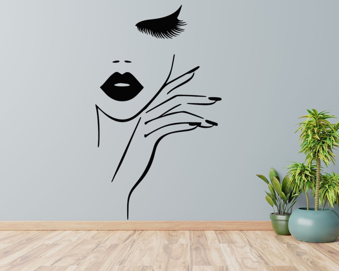 Beauty Face Svg Woman Beauty Human Face Svg Glamour Lady - Etsy Canada