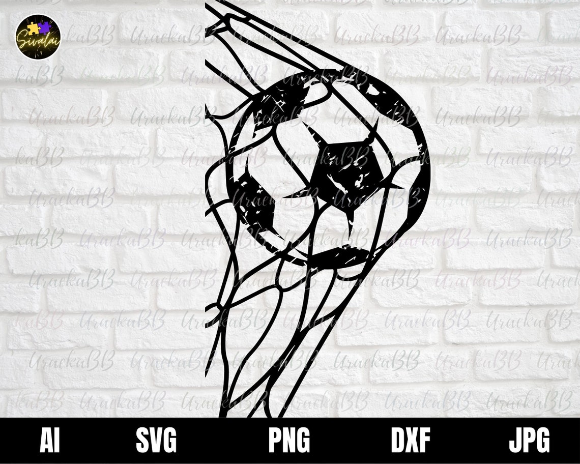 Distressed Soccer Ball Svg Grunge Soccer Svg Soccer Game - Etsy