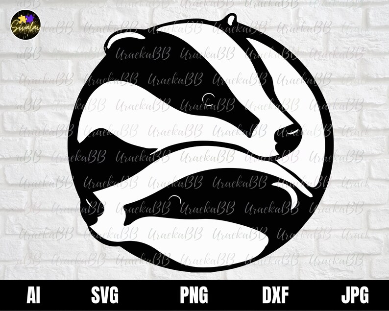 Badger Svg Forest Creatures Svg Badger Face Svg Badger | Etsy