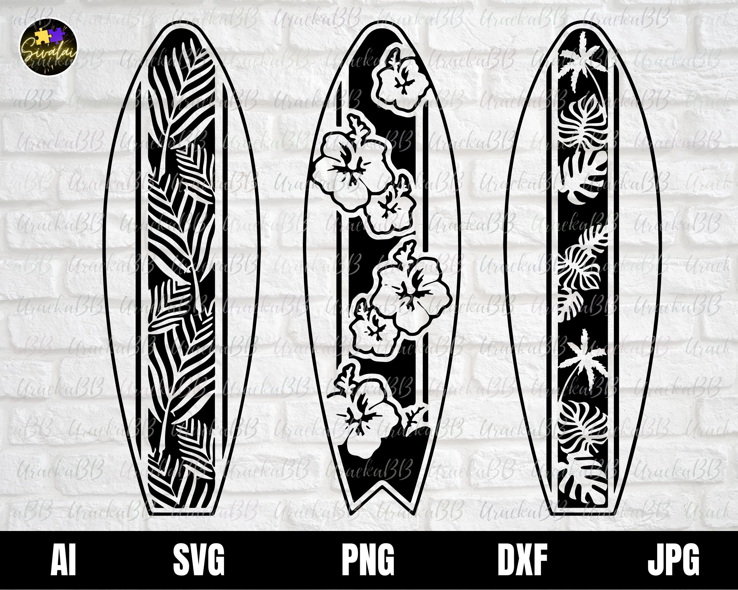 Surfing Svg Surfer Svg Silueta de tabla de surf Verano - Etsy México