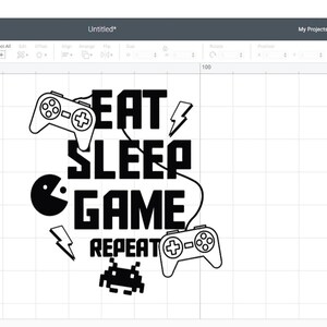Eat Sleep Game Repeat SVG, Gamer Svg, Video Game Svg, Game Controller ...