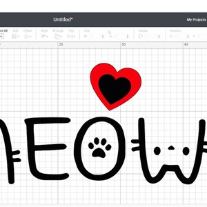 Meow Cat Svg, Meow Cat Mom Svg, Meow Cats Svg, Happy Cats Svg, Cat ...