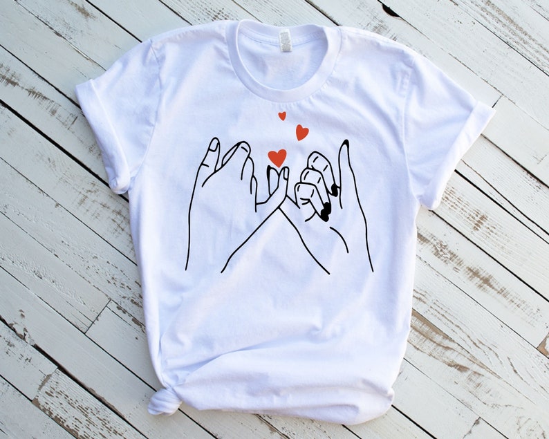 Pinky Promise SVG Love Couple Svg for Shirts Couple Svg - Etsy