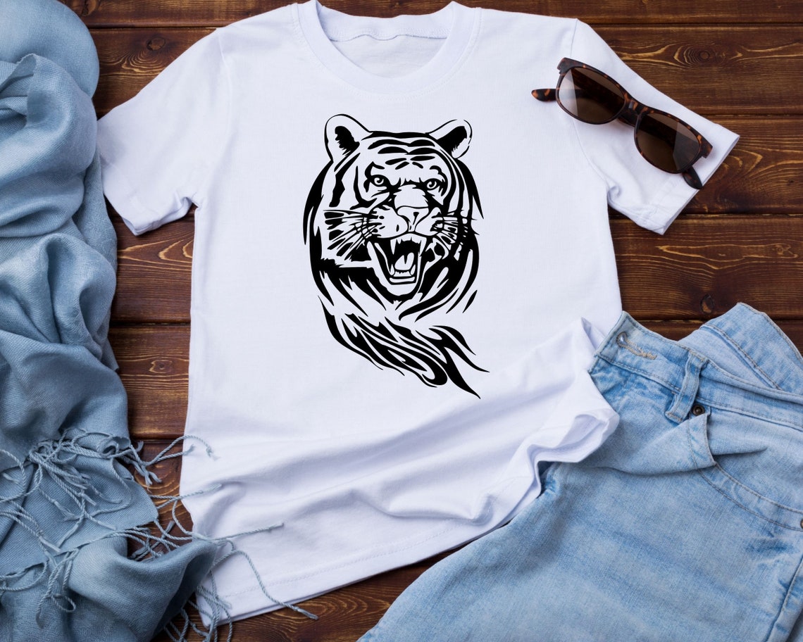 Tiger Svg Bundle Tiger Head Svg Fierce Tiger Tiger - Etsy