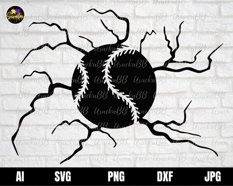 Smashing Baseball Svg Baseball Svg Smashing Wall Baseball - Etsy
