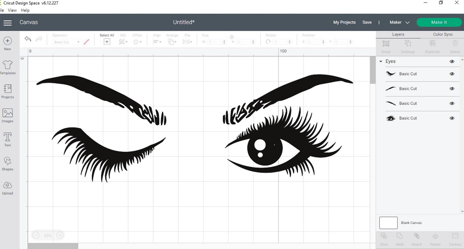 Winking Svg Winking Eye Svg Winking Lashes Svg Eyelashes - Etsy