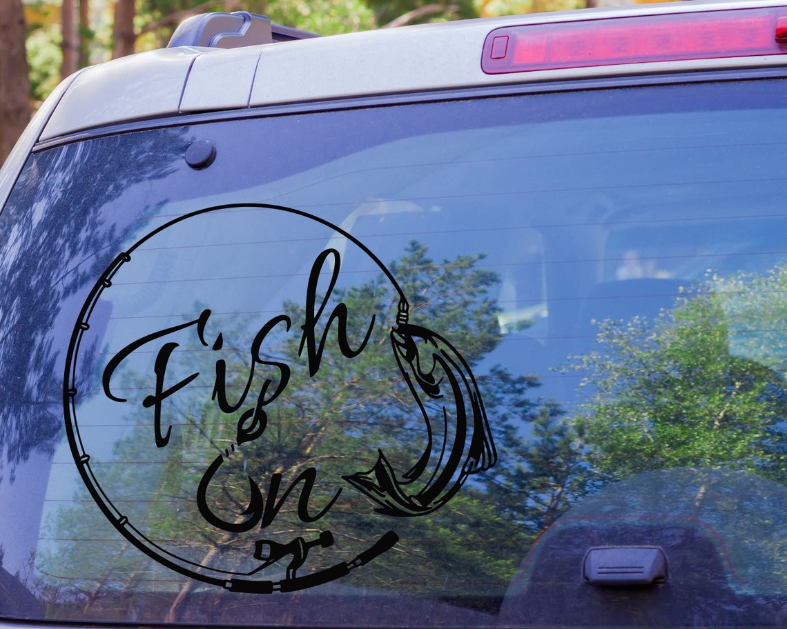 Fish on Svg Fish Svg Fishing Svg Bass Fishing Svg Fish - Etsy