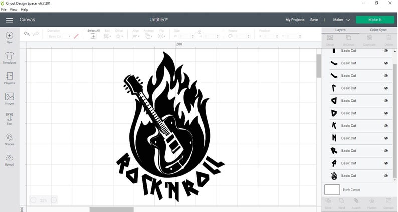 Rock and Roll Music SVG Guitar SVG Rock N Roll SVG Rock - Etsy