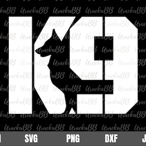 White K9 Police Dog Svg, K9 Police Dog White Log, K9 Police Dog ...