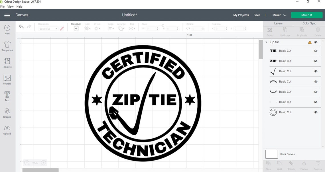 Certified Zip Tie Technician Svg Files for Cricut Zip Tie Svg - Etsy