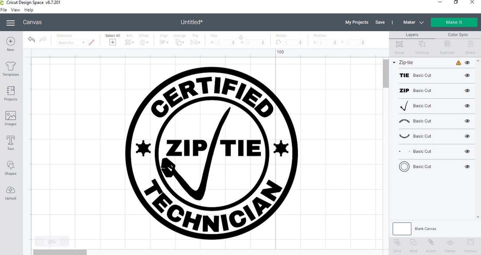 Certified Zip Tie Technician Svg Files for Cricut Zip Tie Svg - Etsy Canada