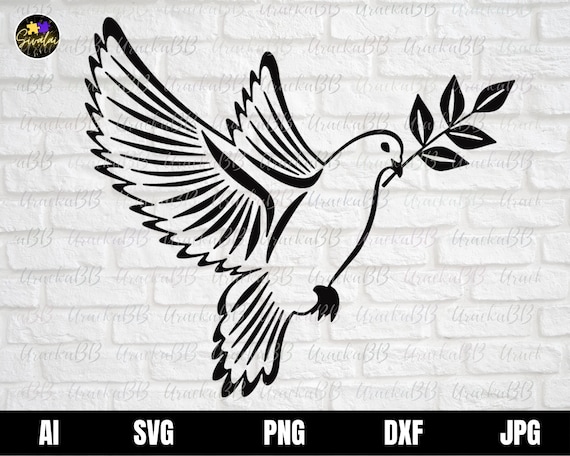 Dove Svg Pigeon Peace Svg Dove of Peace Svg Pigeon Svg | Etsy