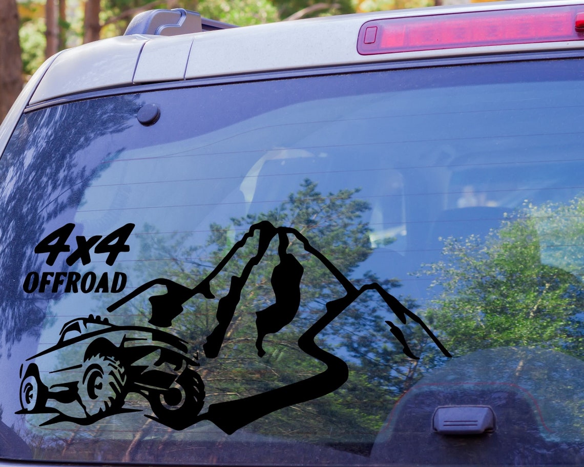 4X4 Svg Four by Four Logo Off-road Rally Car Truck Racing SGV - Etsy