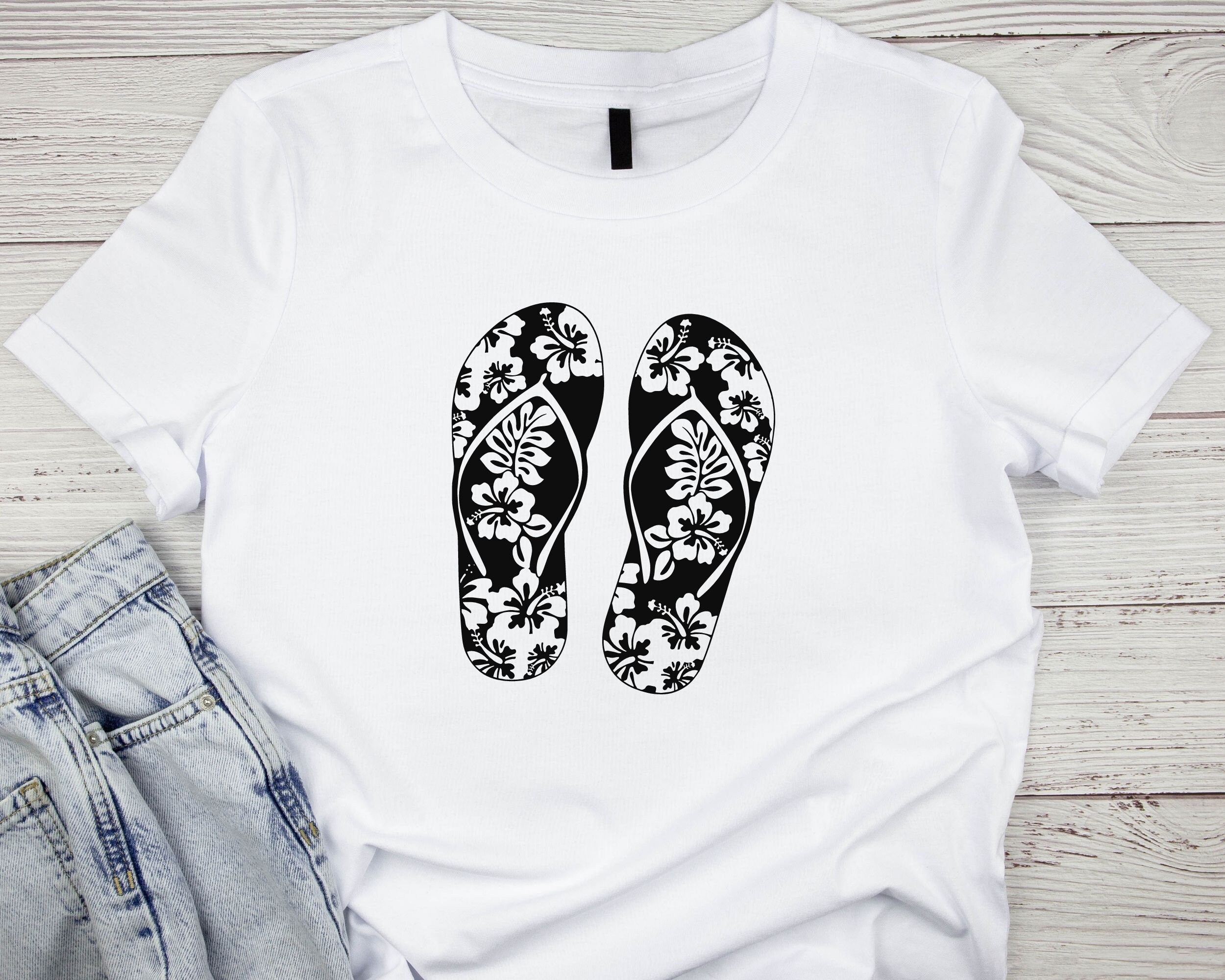 Chanclas Svg Verano Svg Playa Svg Flor Chanclas Svg - Etsy México