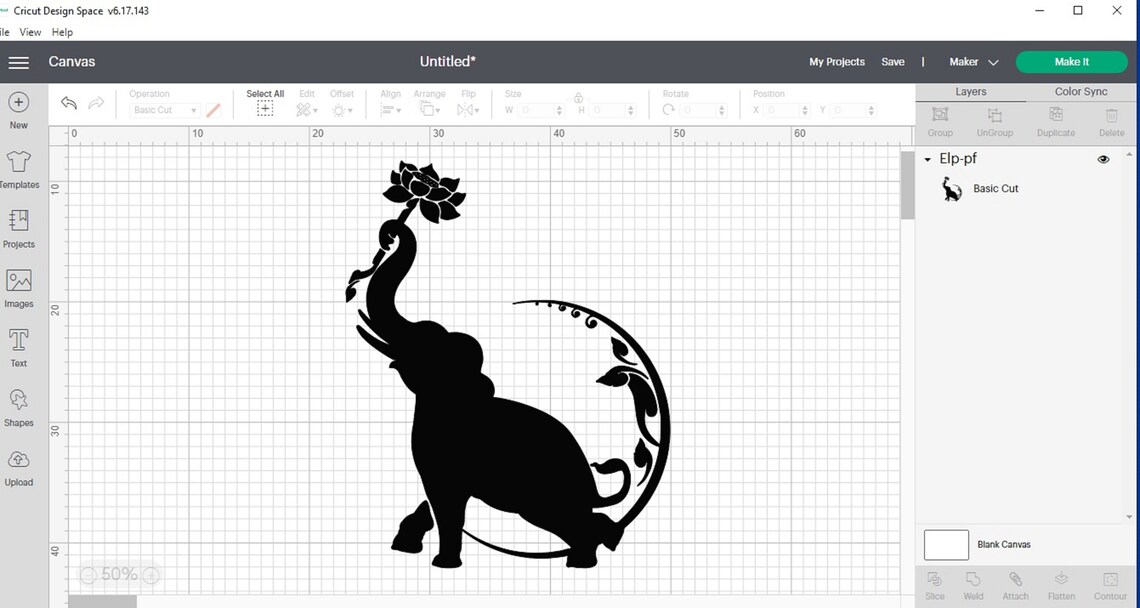 Floral Elephant Svg Elephant Svg Floral Animal Svg Elephant - Etsy