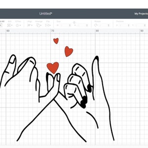 Pinky Promise SVG, Love Couple Svg for Shirts, Couple Svg Cricut Cut ...