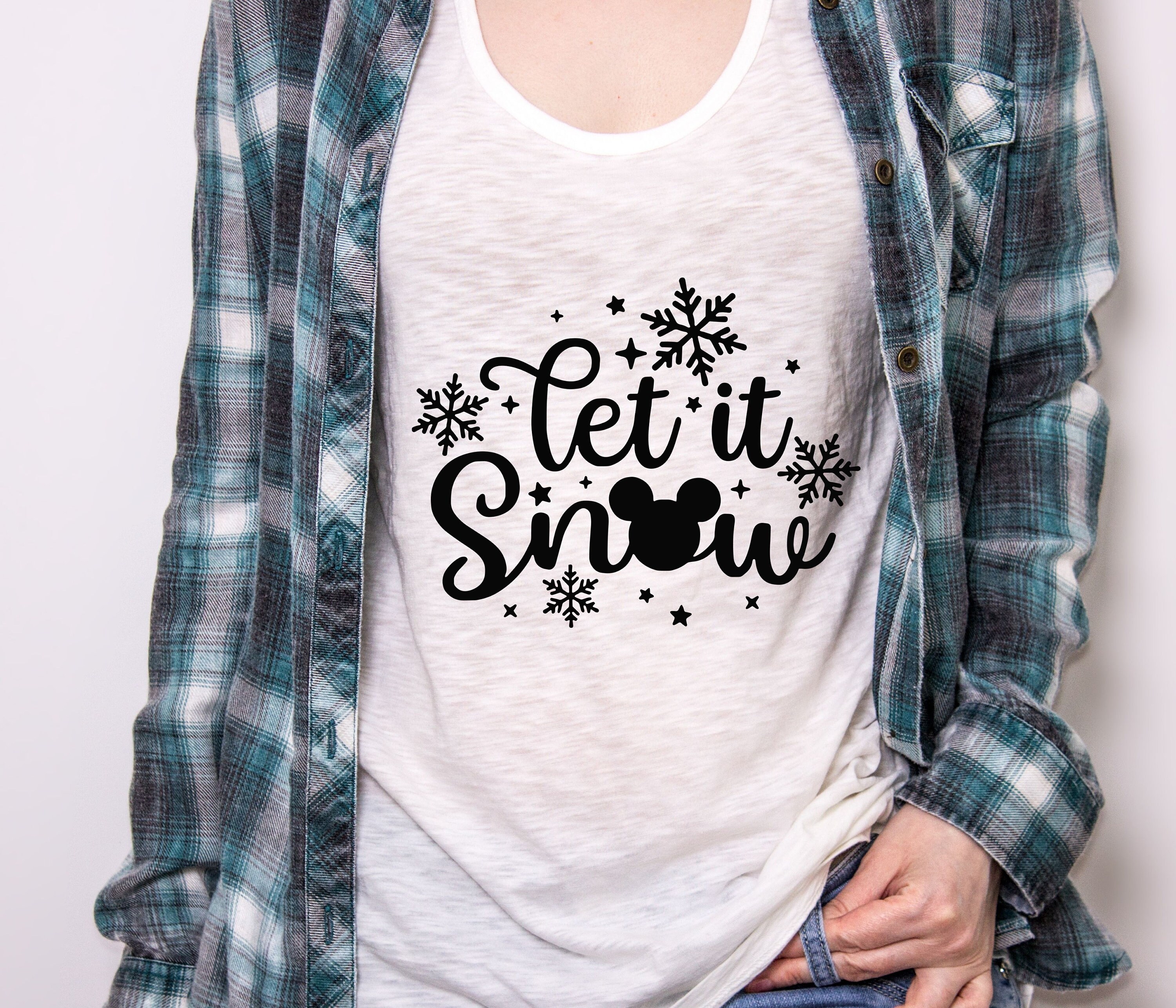 Let It Snow Svg, Vintage Christmas Svg, Christmas Quotes Svg ...