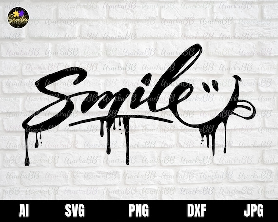 The Word Smile In Graffiti