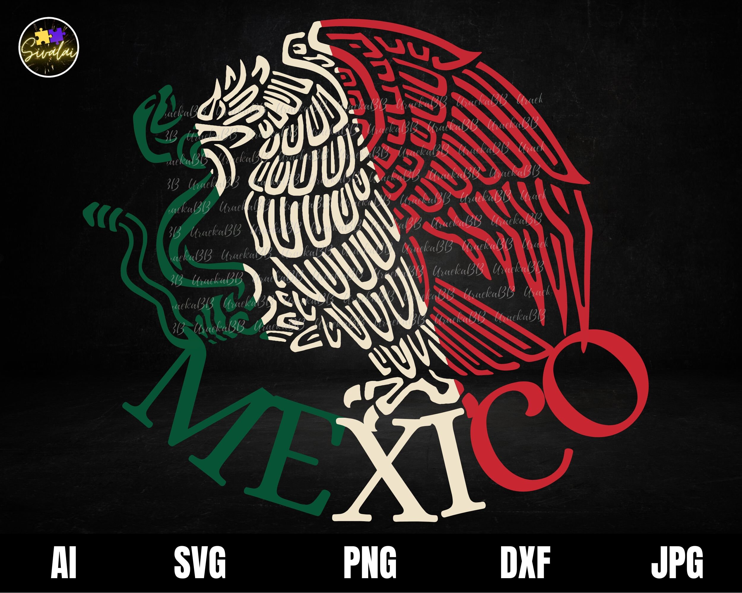 Mexico Svg Mexico Coat of Arms Svg Eagle Svg Mexico Flag - Etsy