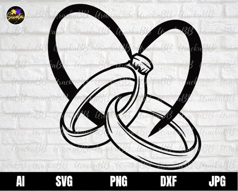 Heart Ring Svg Wedding Ring SVG Couple Rings SVG Wedding - Etsy
