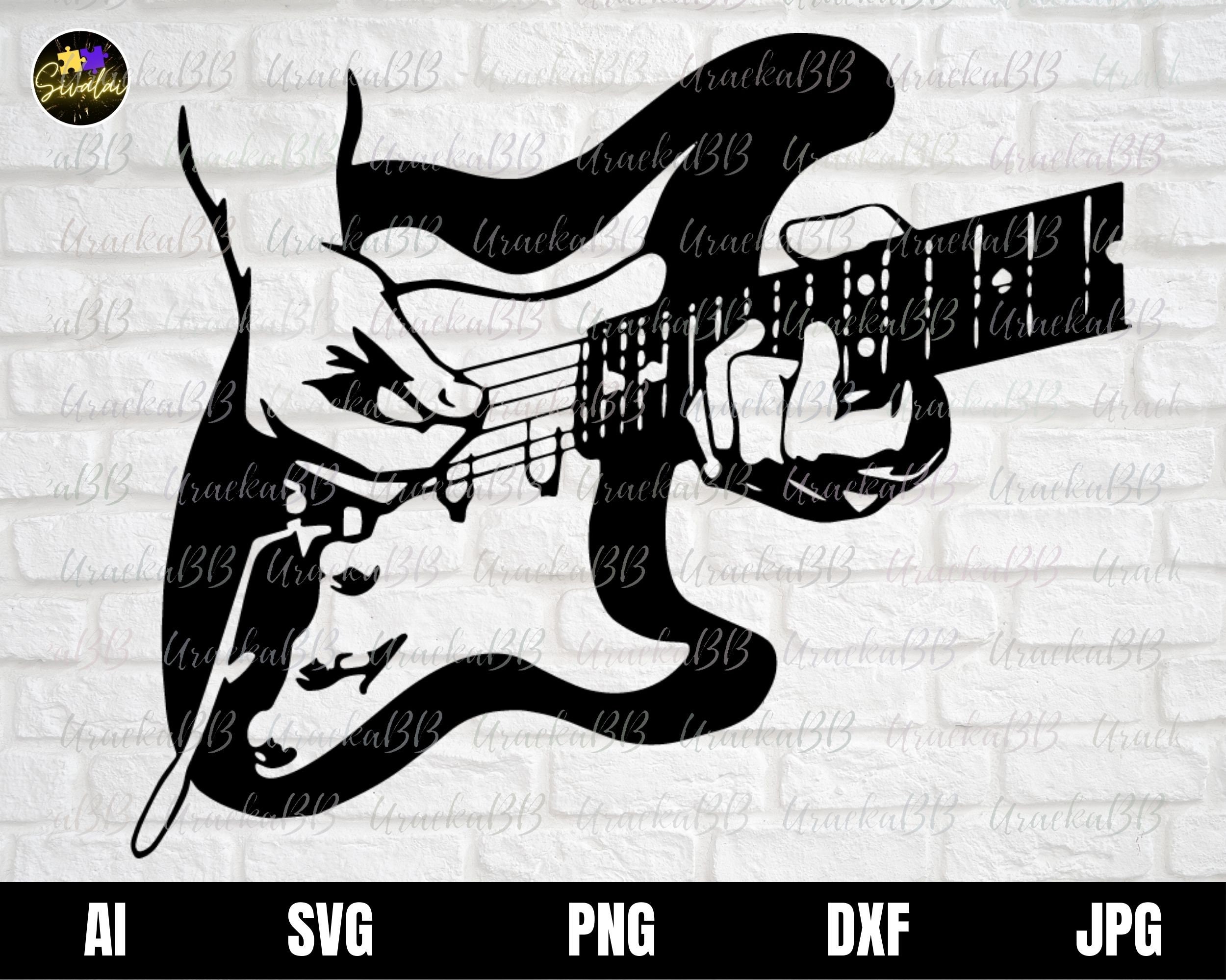 Guitar Player Svg Guitar Svg Guitar Tumbler SVG Electric - Etsy
