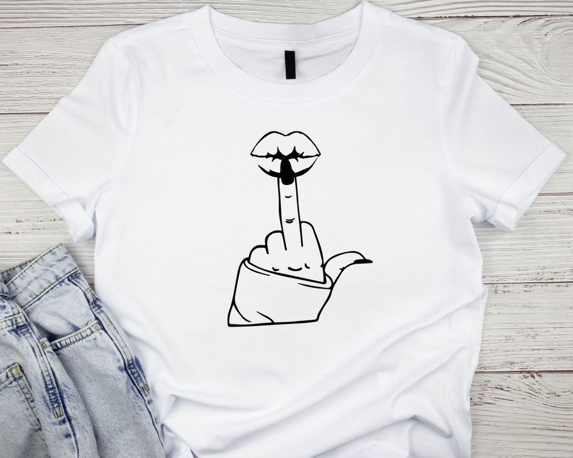 Middle Finger Svg, Female Middle Finger Svg, Finger Svg, Rude Finger ...
