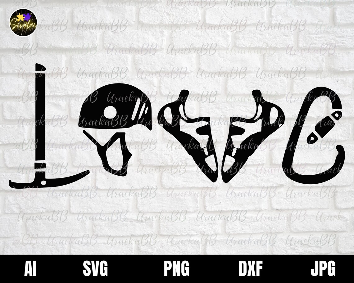 Ice Axe Svg Love Climbing Svg Mountain Climbing Svg Hiking - Etsy Canada