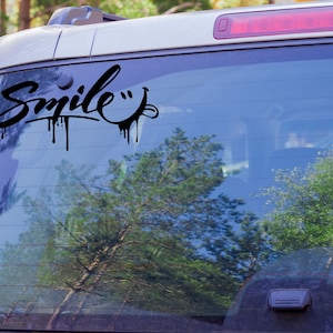 Smile Svg, Smile Word Svg, Smile Stylish Word Text Svg, Drippy Smiley ...