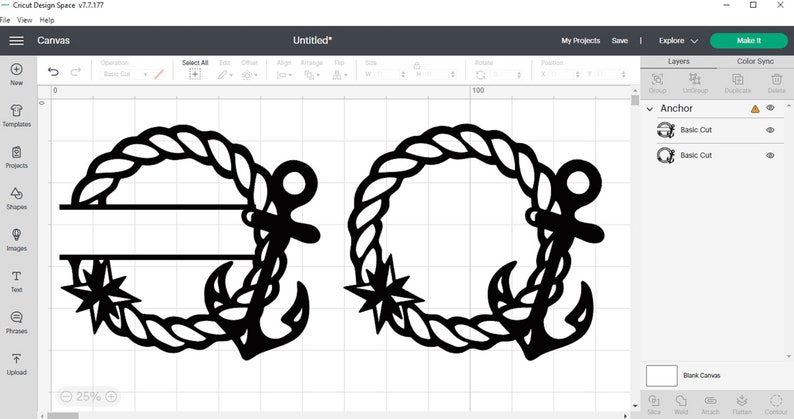 Nautical Anchor Svg Anchor Svg Anchor Rope Svg Split Anchor - Etsy