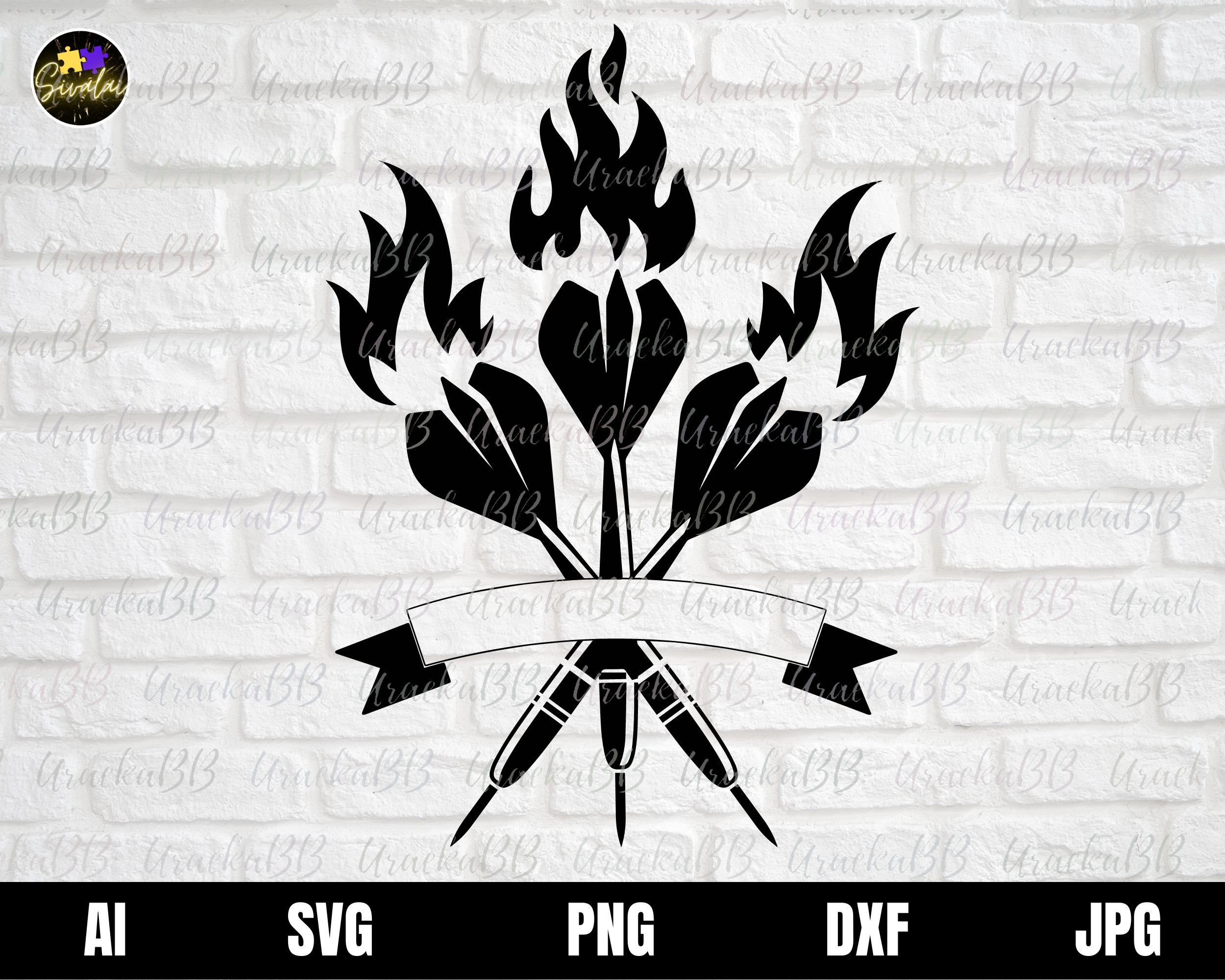Darts Logo Svg, Darts Svg, Dart Board Svg, Dart Game Svg File, Play ...