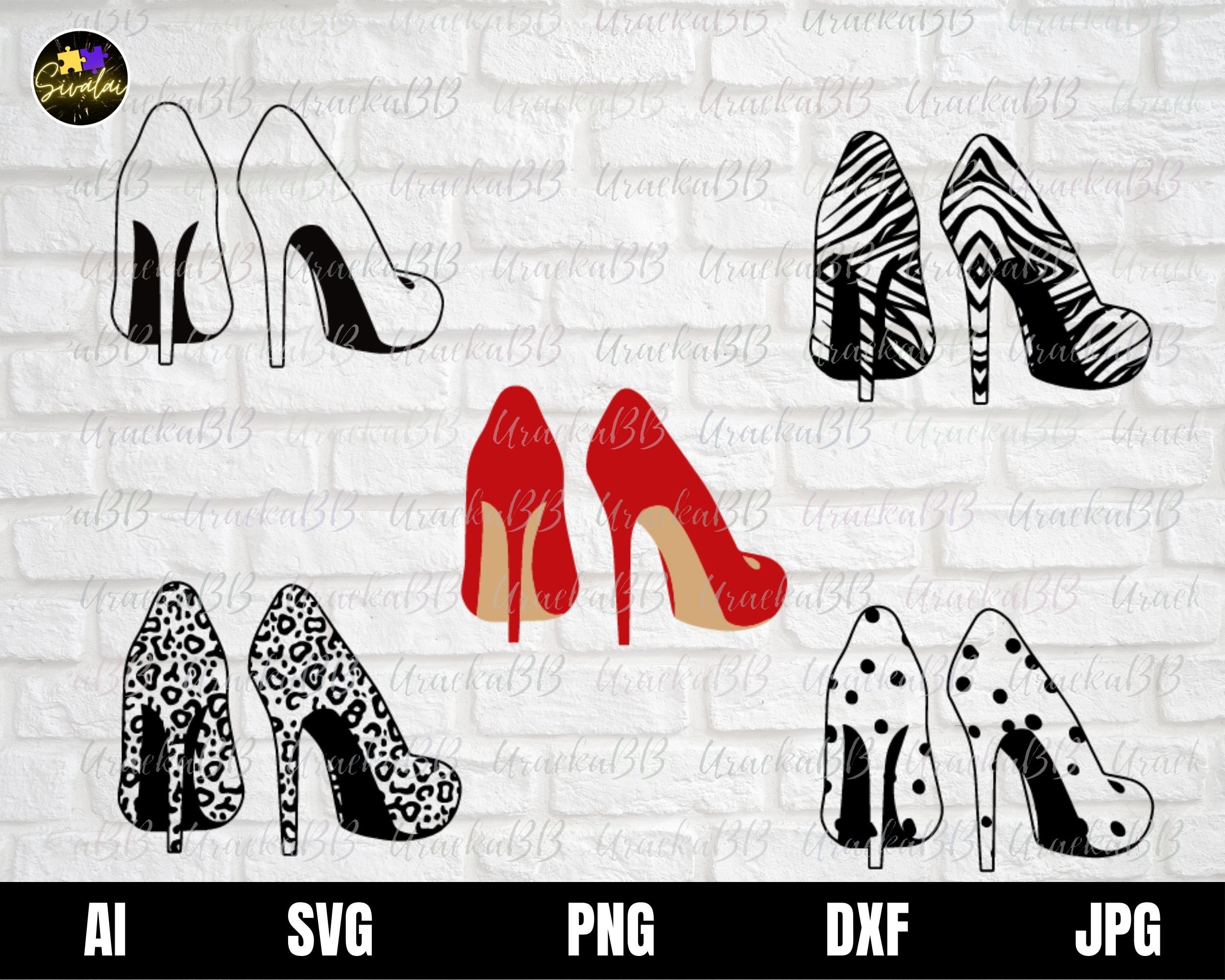 High Heel Shoe Svg, High Heel Svg, High Heel Shoes Svg, Woman Shoes Svg ...
