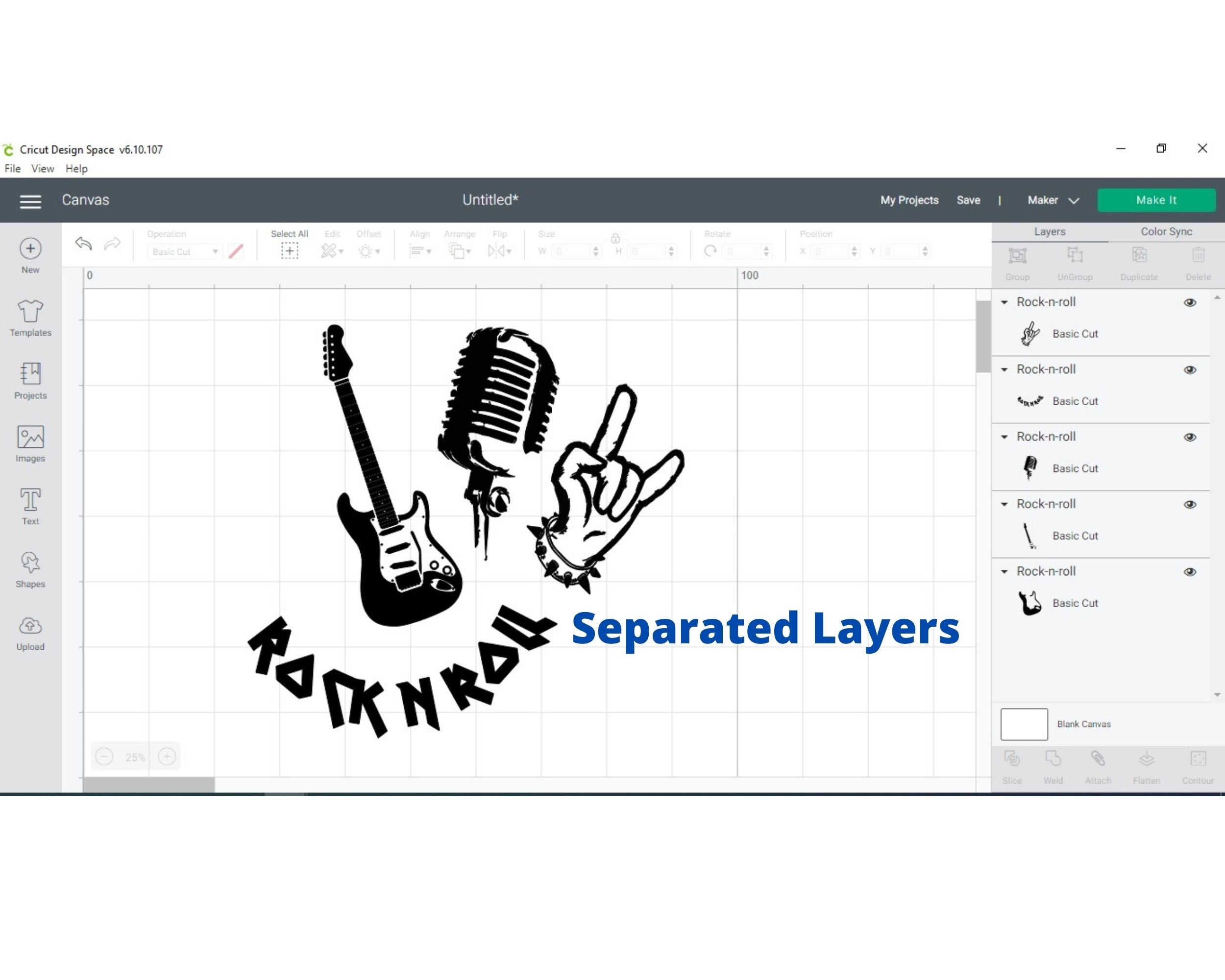 Rock and Roll Music SVG Guitar SVG Rock N Roll SVG Rock - Etsy