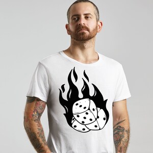 Dice SVG, Flaming Dice SVG, Vegas SVG, Gambling Svg, Three Dice Svg, Gamble Svg, Gambling ...