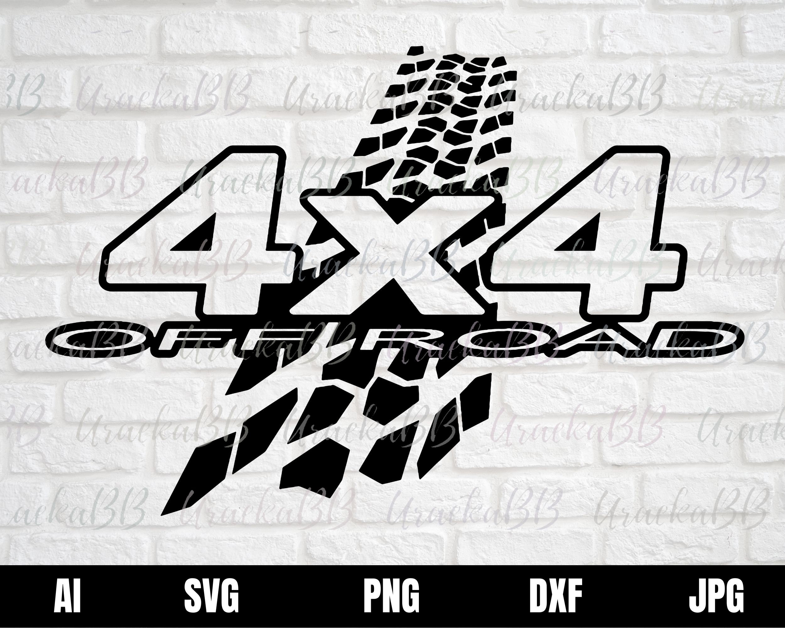4X4 Svg Four by Four Logo Off-road Rally Car Truck Racing SGV - Etsy