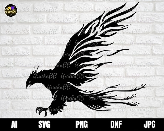 Phoenix Svg Phoenix Bird Svg Bird Svg Phoenix Bird Cuttable | Etsy