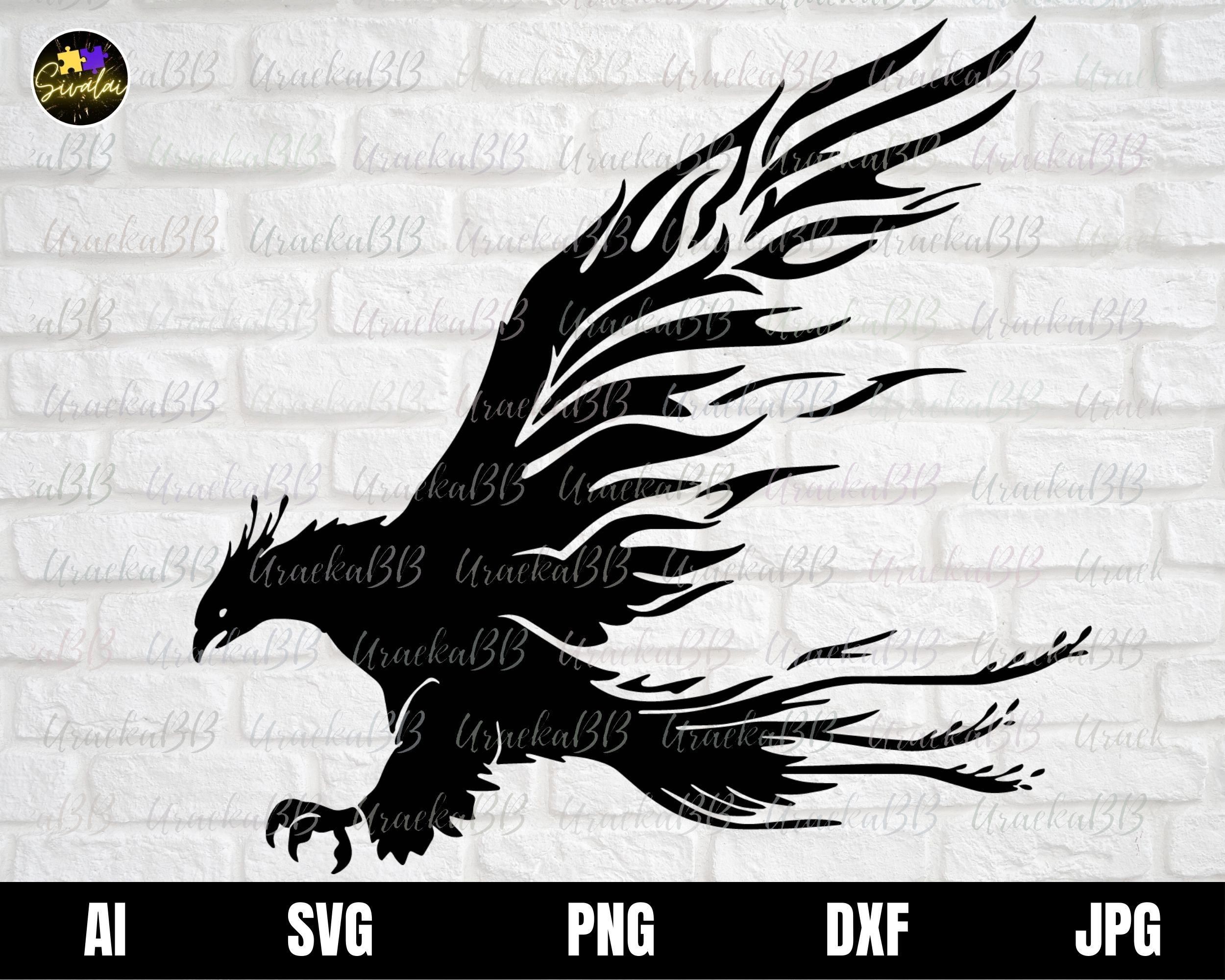 Phoenix Svg Phoenix Bird Svg Bird Svg Phoenix Bird Cuttable - Etsy UK