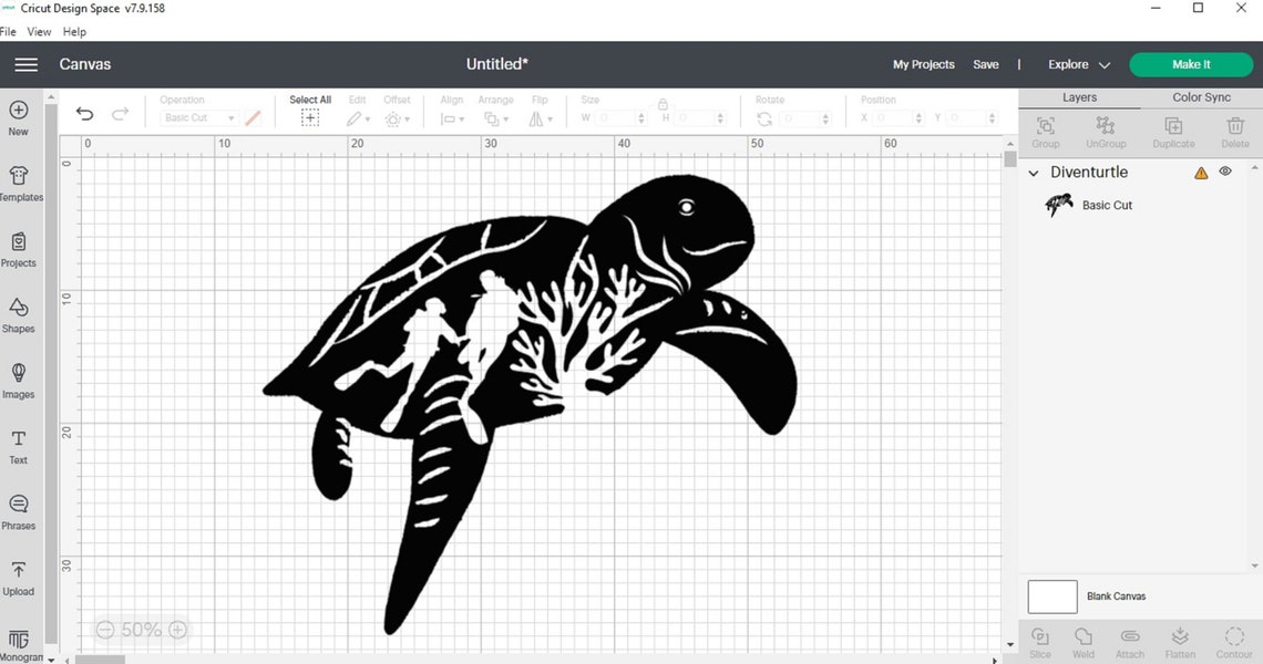 Dive Svg Underwater Svg Turtle Svg Scuba Diver Svg Scuba - Etsy