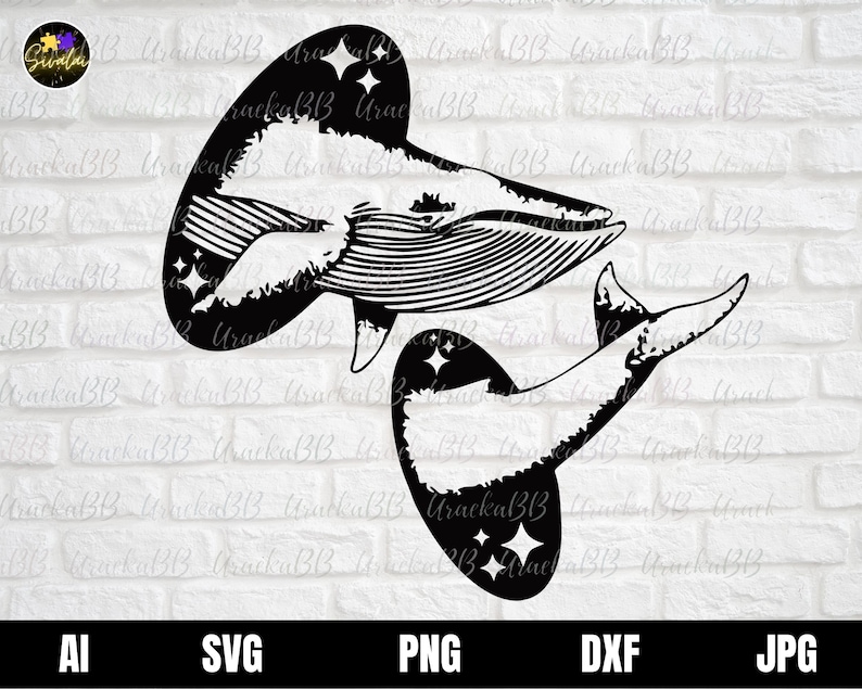 Humpback Whale SVG Whale Clipart Vg for Cricut Whale Svg - Etsy