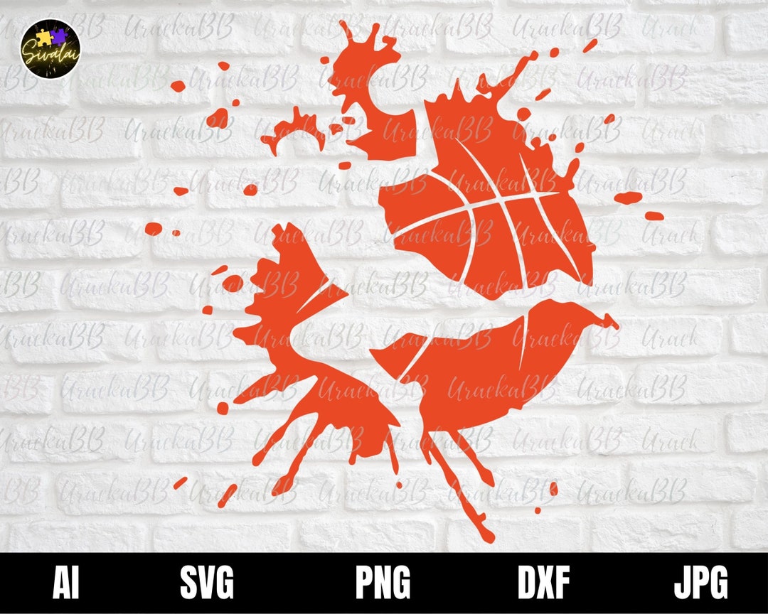 Splatter Basketball Svg, Paint Splat Svg, Basketball Svg, Basketball ...