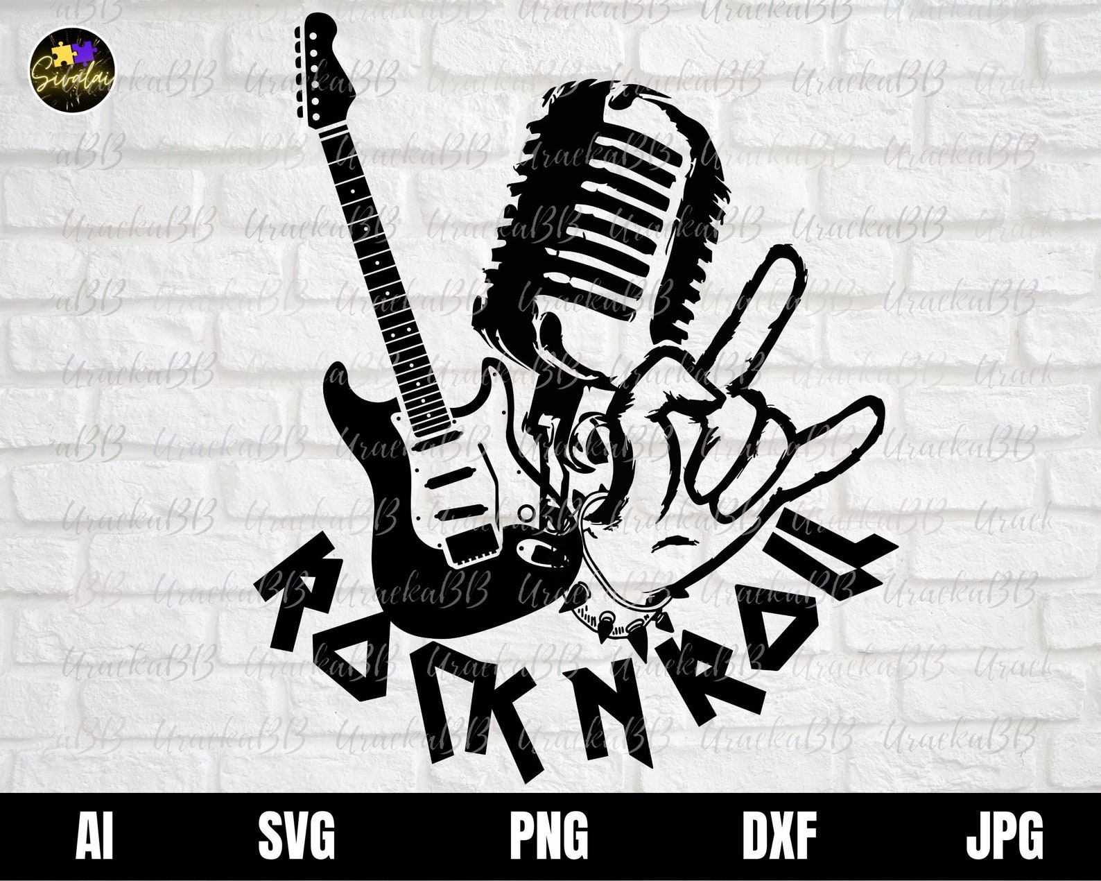 Rock and Roll Music SVG Guitar SVG Rock N Roll SVG Rock - Etsy