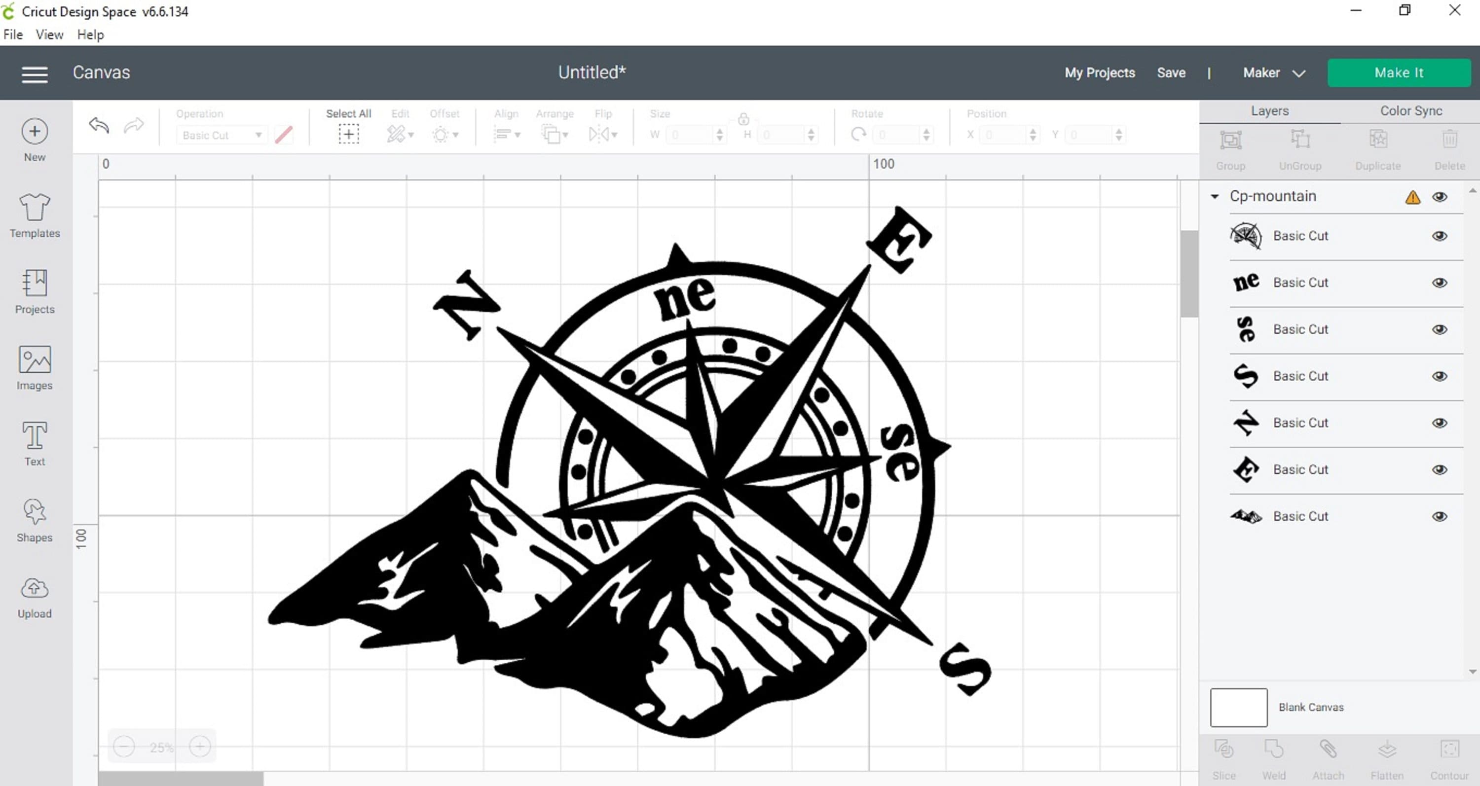 Compass Navigation SVG Mountain Compass SVG Mountain svg | Etsy