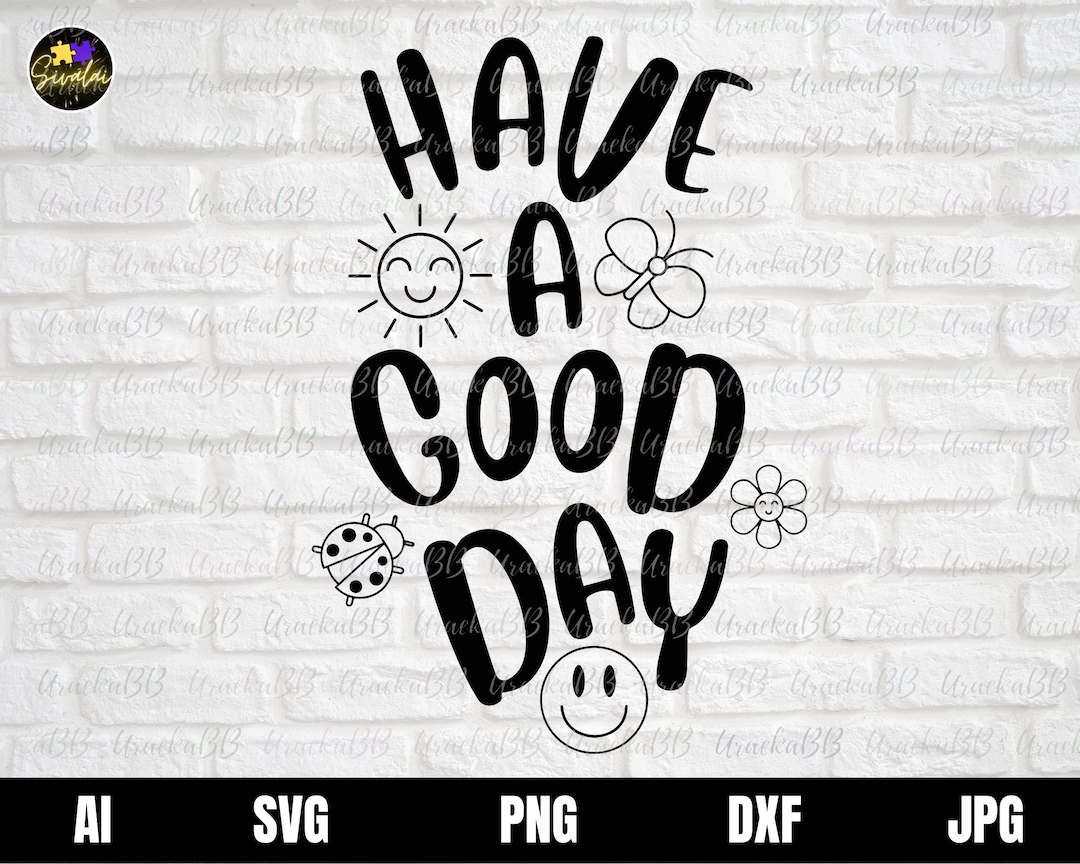 Smile Face Svg, Have A Good Day Smile Svg, Smiley Face Svg, Retro Smile ...